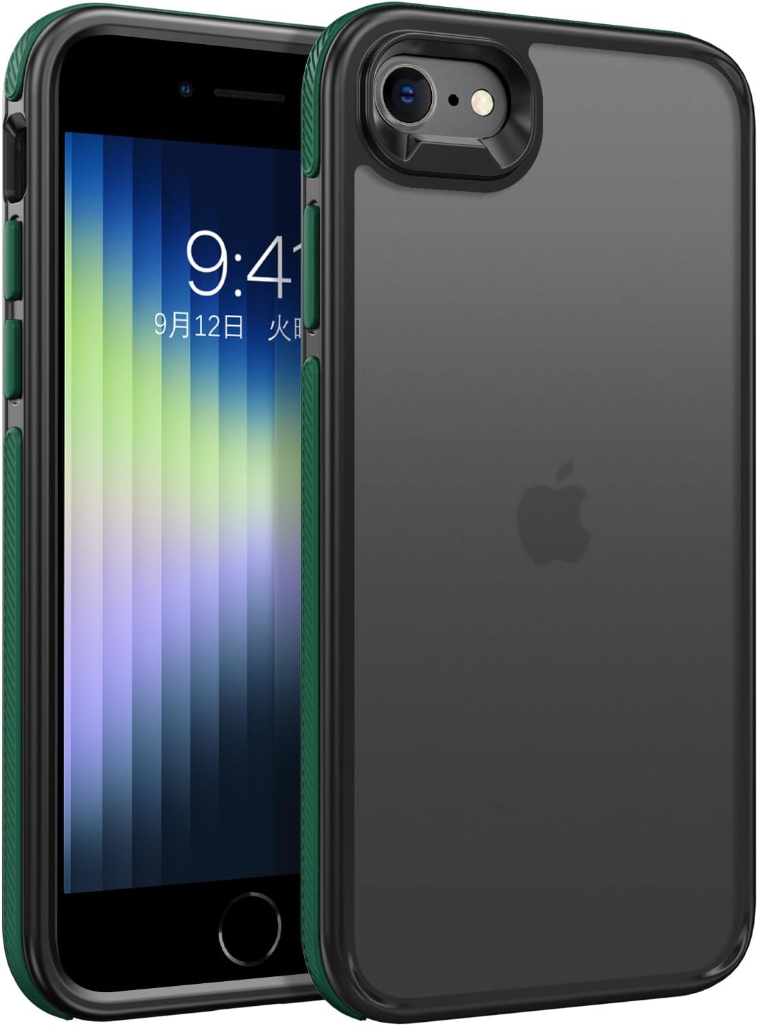 Amazon.co.jp: BENTOBEN iPhone SE 第3世代 用/iPhone SE2 / iPhone8 / iPhone7 ケース 半透明 耐衝撃 滑り止め マット仕上げ ...