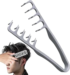 Texture Comb, Volumizing Wide-Tooth Hair Styling Comb, Root Fluffing ...