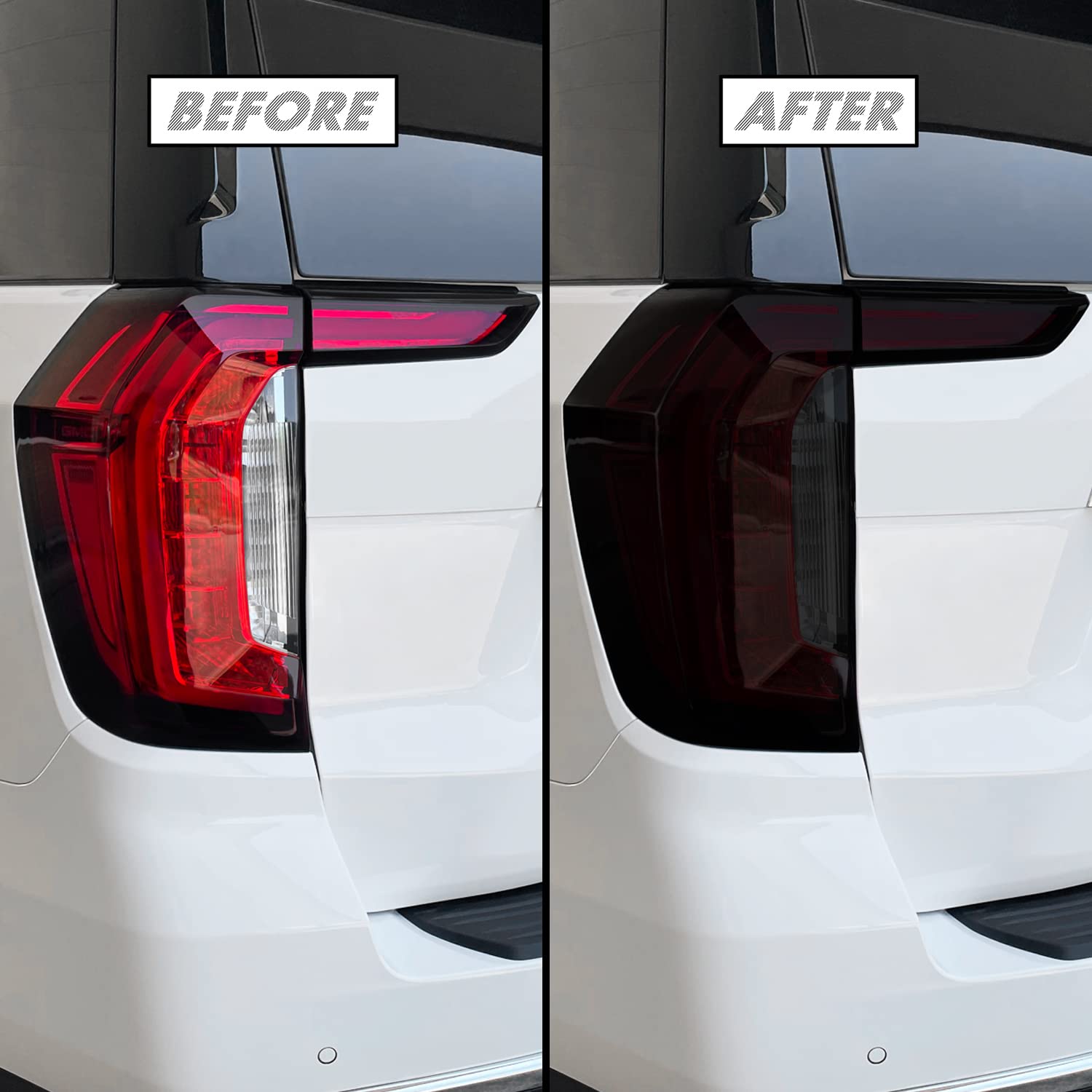 Snapklik.com : SlickMod PreCut Vinyl Smoke Tint For 2021-2023 GMC Yukon ...