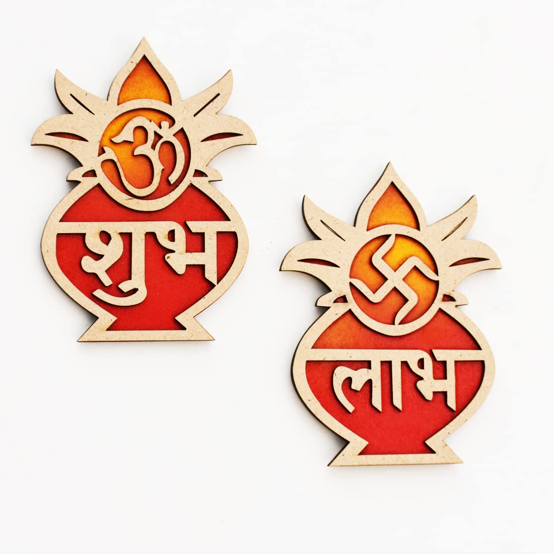 Om Kalash Handcrafted Swastik Multicolor Shubh Labh Toran Bandarwal ...