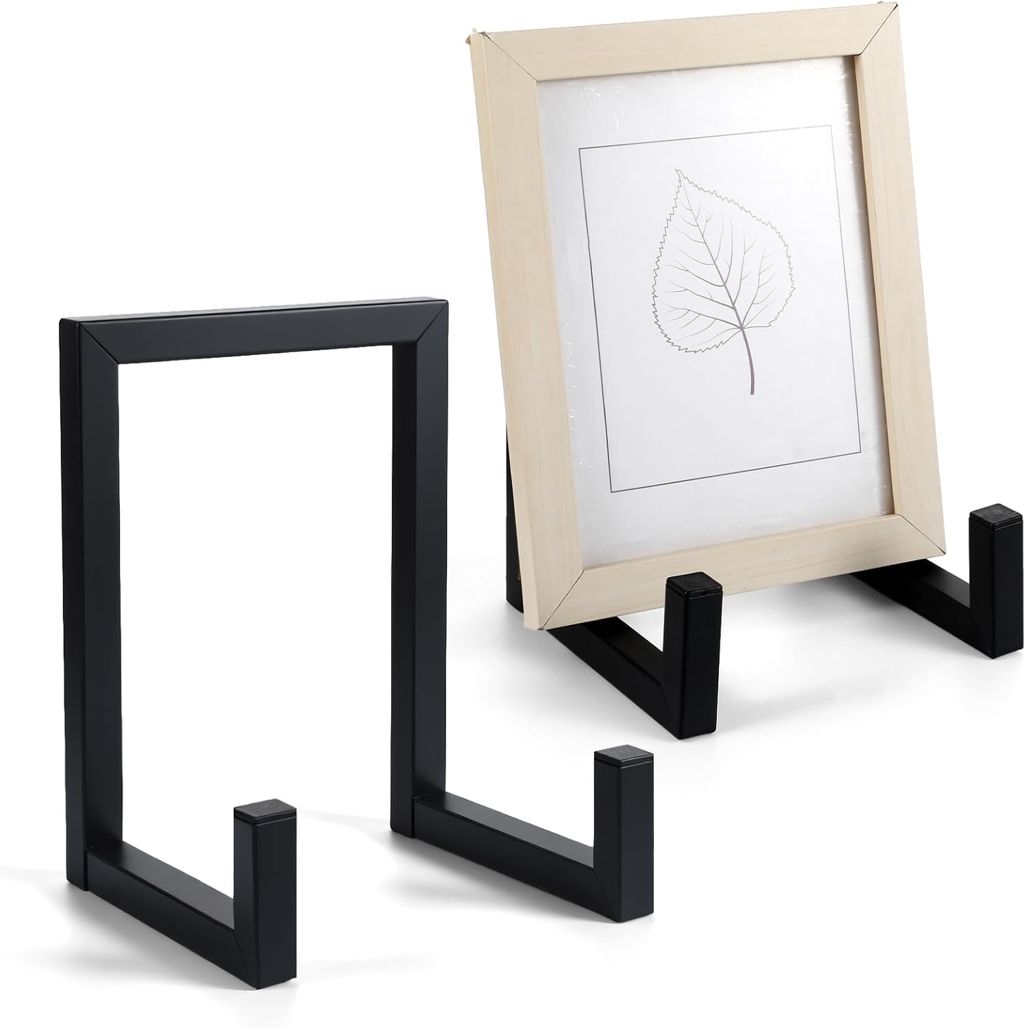 Amazon.com: 2 Pack Large Plate Stands for Display – 8 Inch Black Metal ...