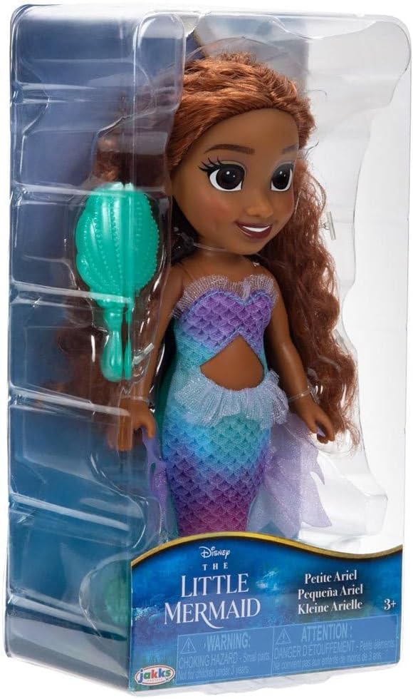 Disney The Little Mermaid Ariel 6" Petite Doll with Hair Comb
