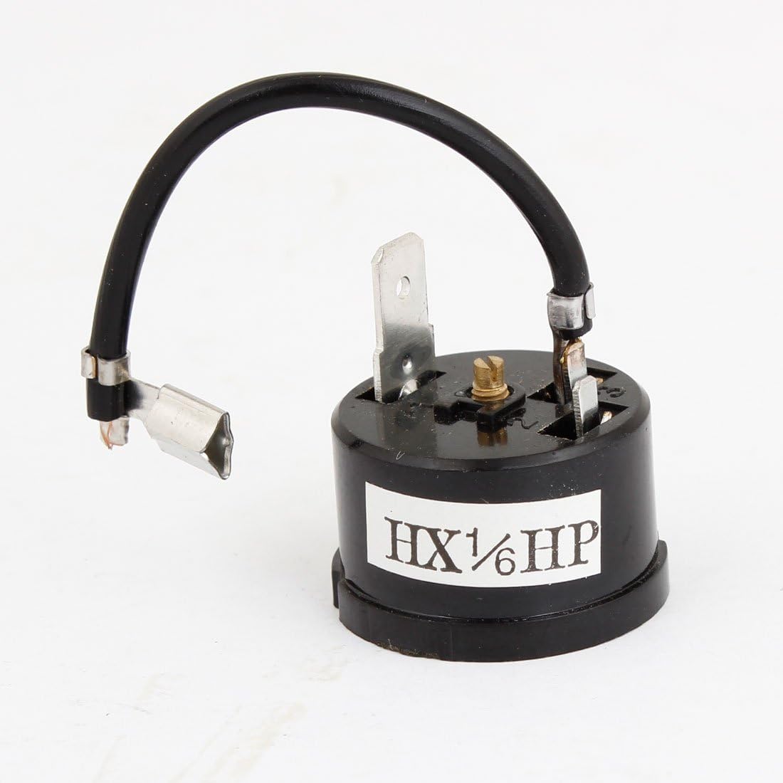 Amazon.com: uxcell Black Wired Compressor Overload Protector for 1/6 HP ...