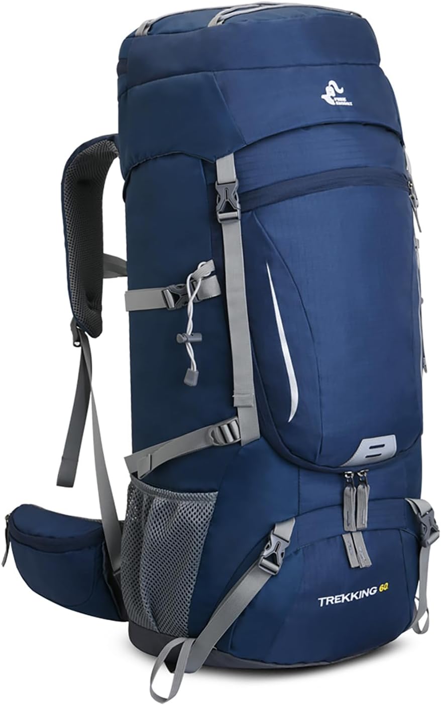 Amazon.com : Bseash 60L Waterproof Hiking Camping Backpack with Rain ...