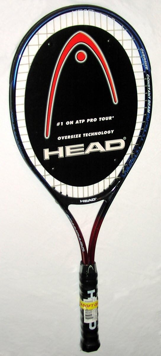 Amazon.com : HEAD Oversize Standard Constant Beam Tennis Racket 4 1/4 ...