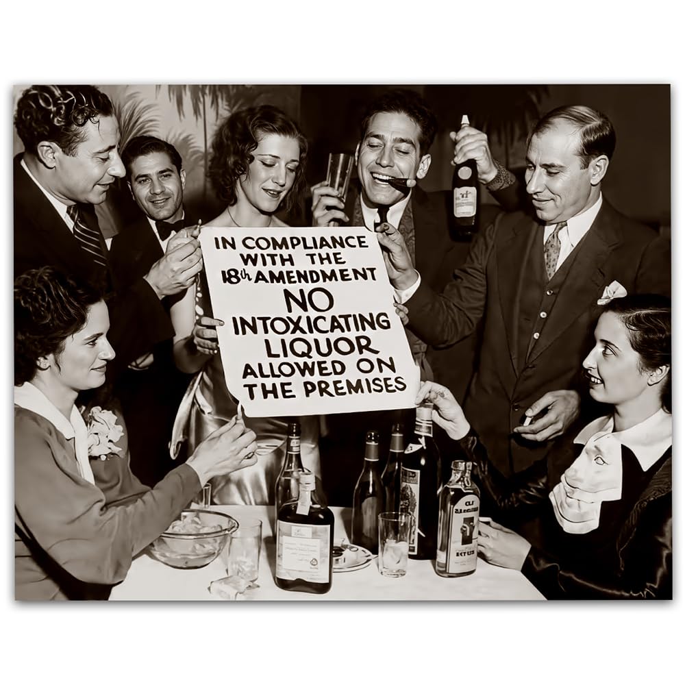 Amazon.com: No Intoxicating Liquor: 11x14 Unframed Poster-Funny Vintage ...