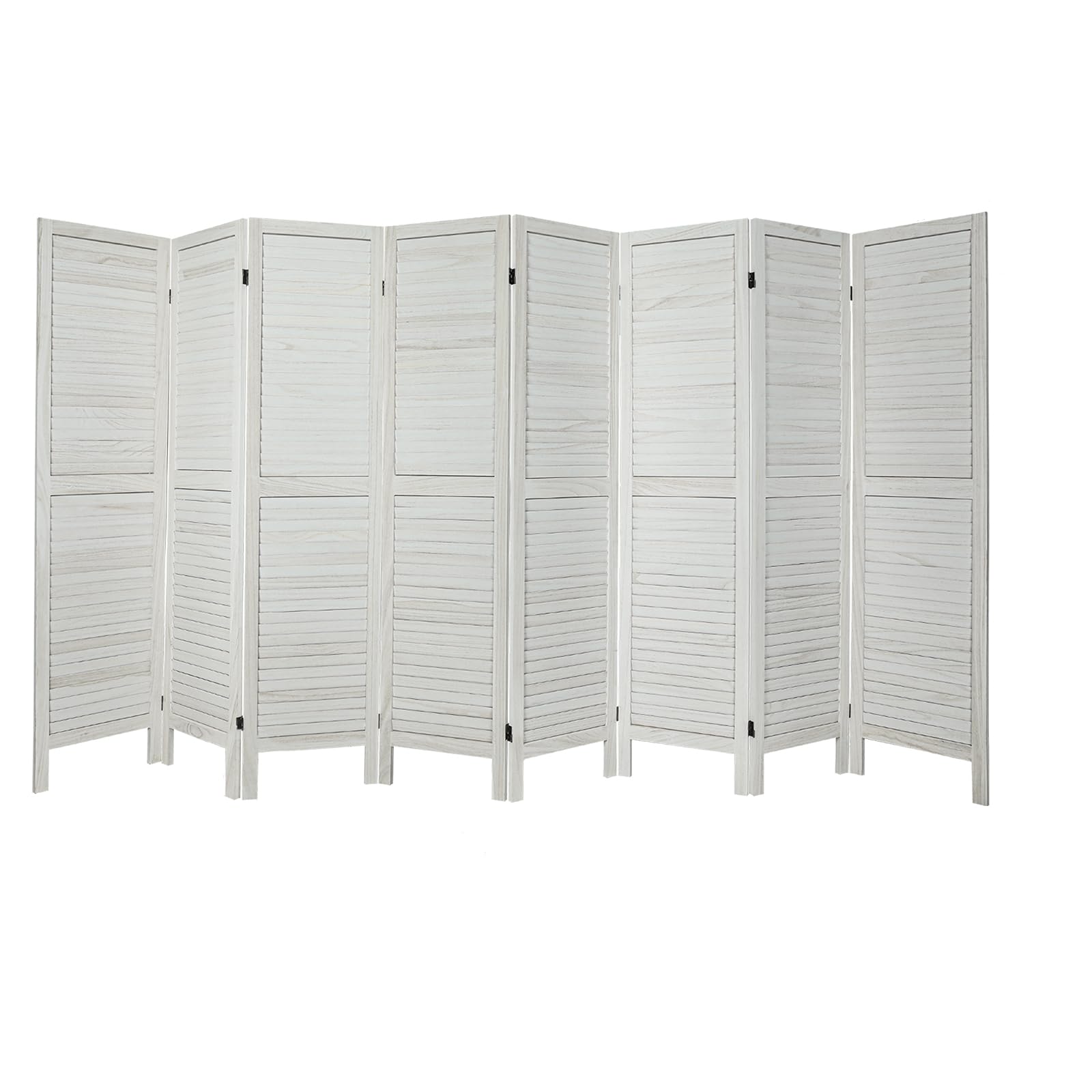 Buy ECOMEX 8 Panel Room Divider Fully Assembled 5.6Ft Wood Room Divider ...