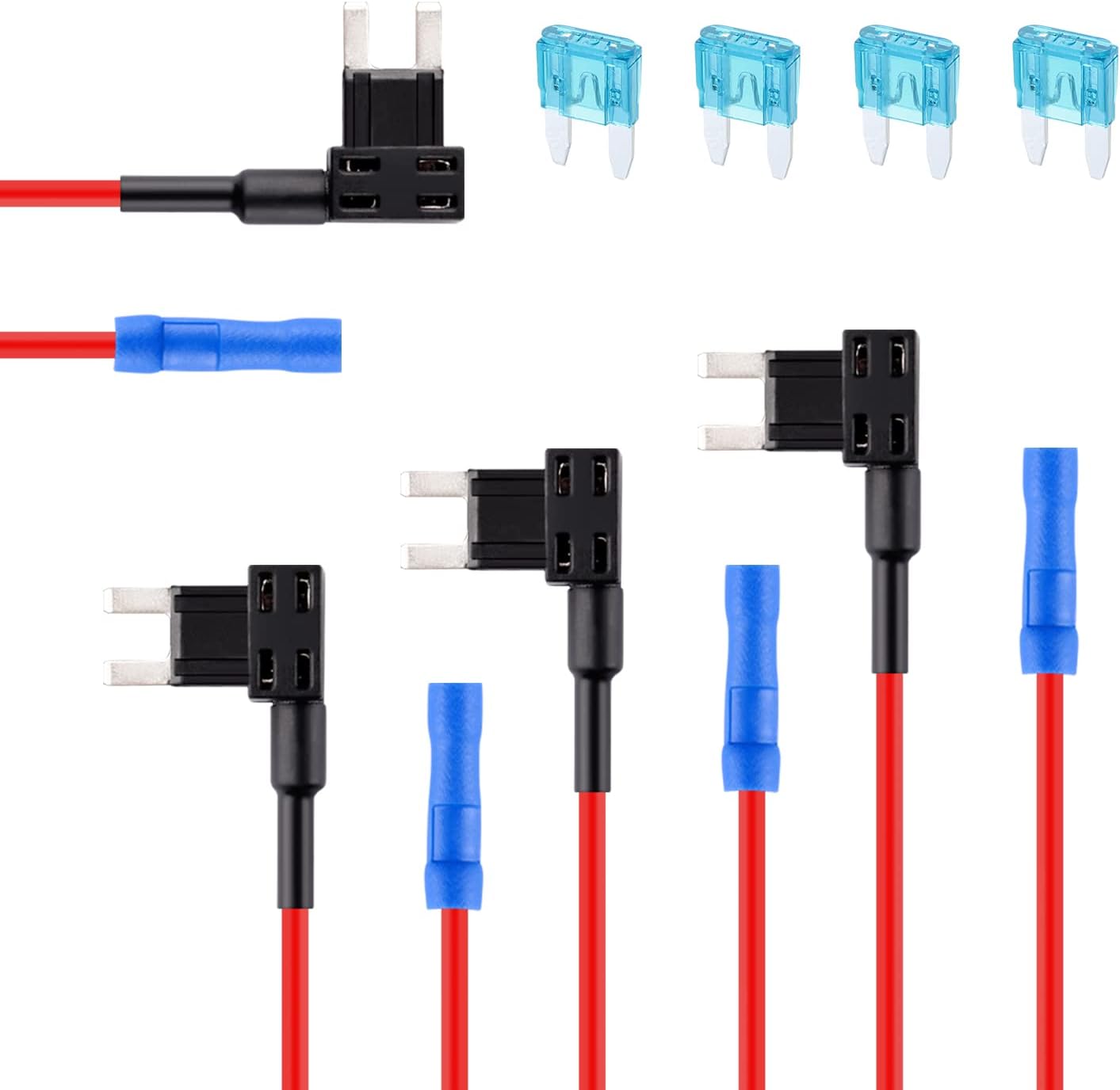 Amazon.com: 4PCS 12V 16AMG Car Add-a-Circuit Fuse Tap APM/ATM Mini Fuse ...