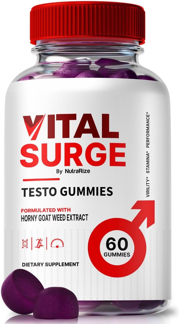 Amazon.com: Vital Surge Testo Gummies – Premium VitalSurge Gummies for ...