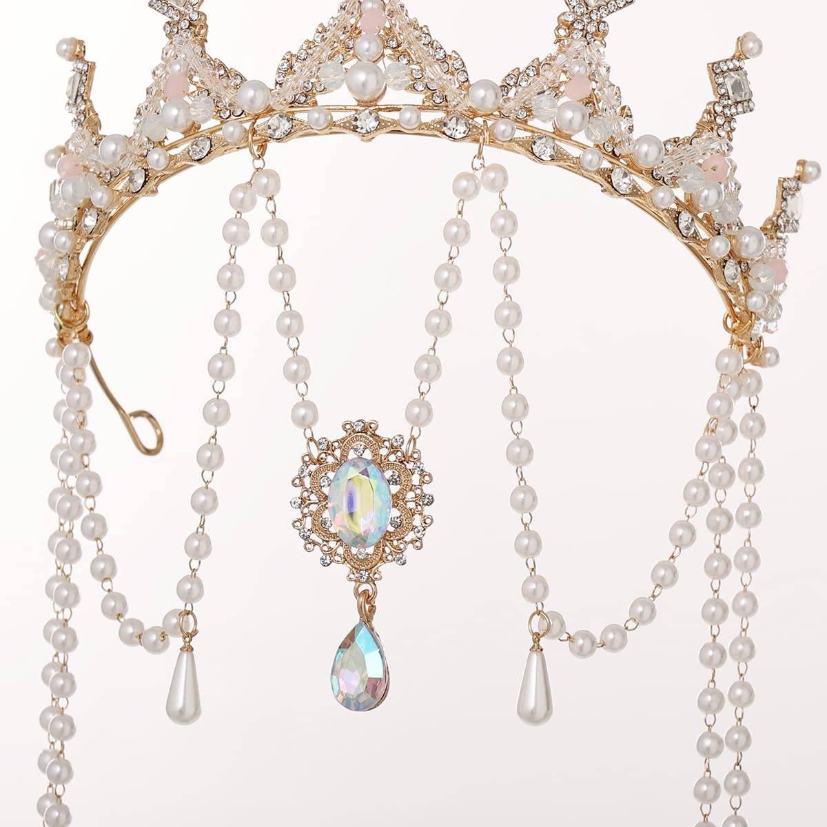 Snapklik.com : Victorian Crown Baroque Queen Crown Rhinestone Wedding ...