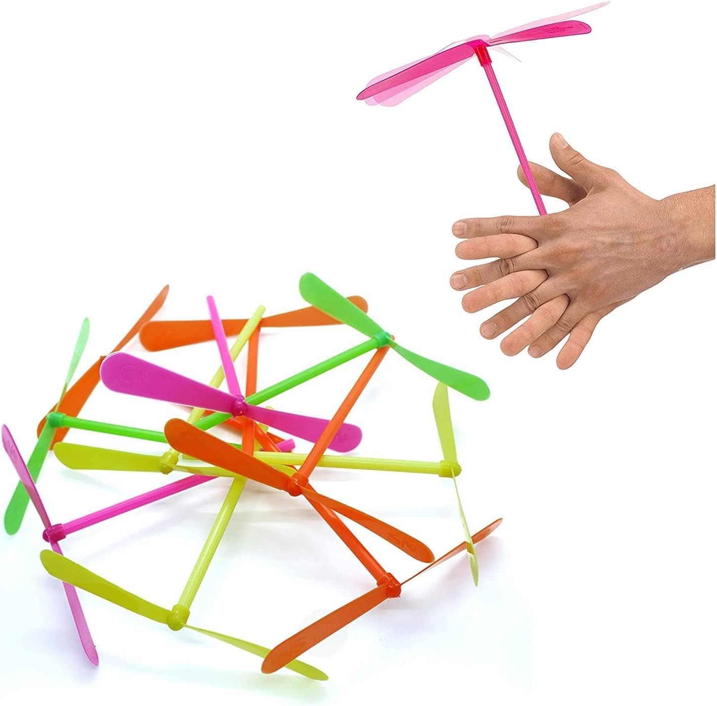 SIMPLE DAYS Plastic Dragonfly Flying Toy for Kids (Multicolor) 10 ...
