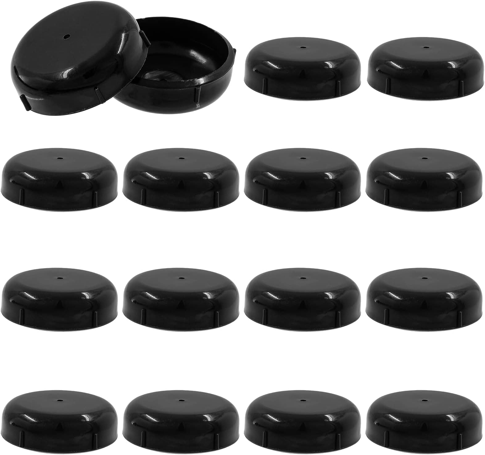 Suiwotin 24pcs 1-1/2 Inch Wrought Iron Chair Leg Glides, Plastic ...