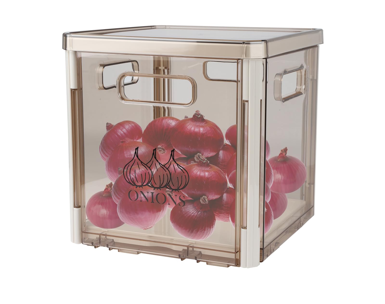 Amazon.com: Xbopetda Onion Storage, Onion Container with Lid and Handle ...