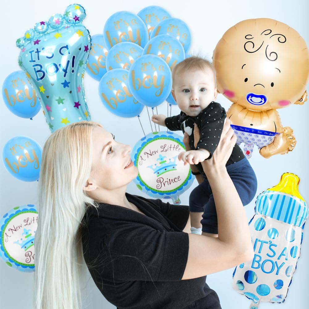 Baby Blue Balloons