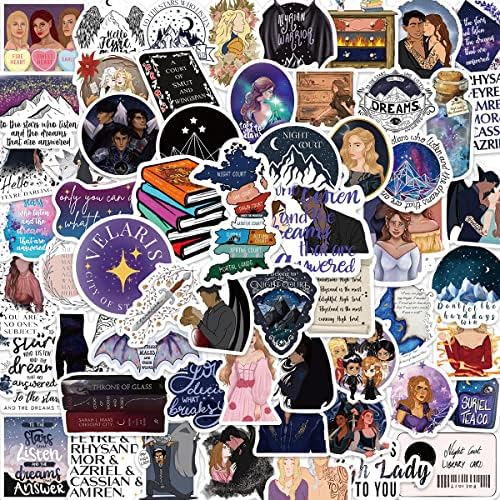 Amazon.com: 60Pcs Acotar Merchandise Stickers Pack, Book Graphic Vinyl ...