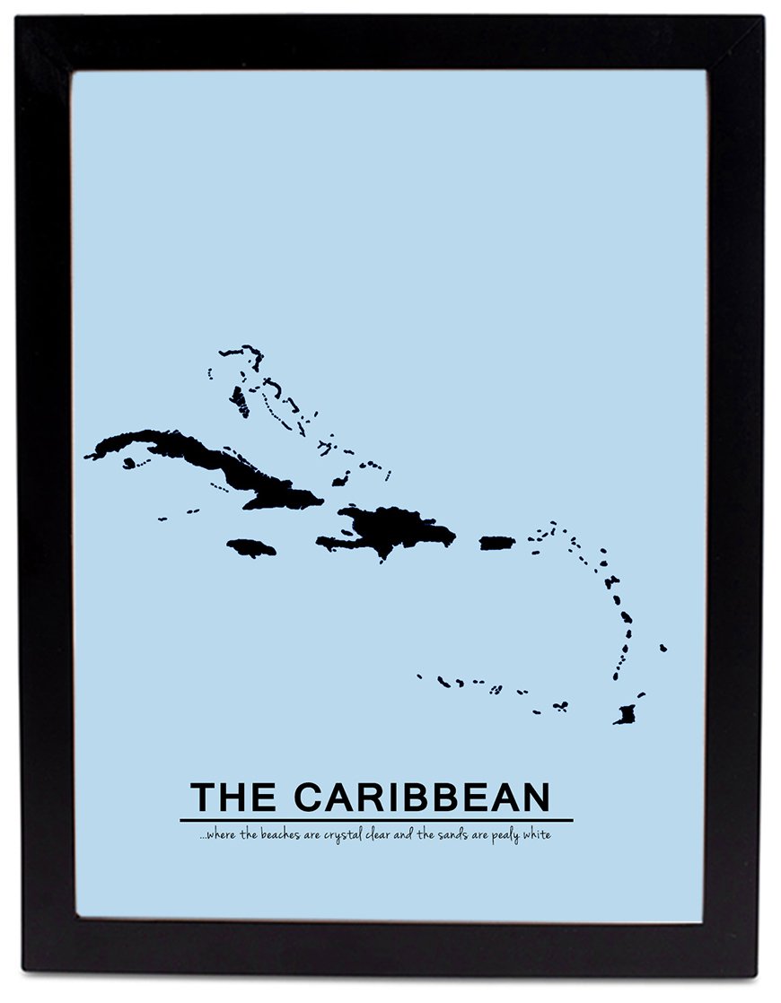 Simple Caribbean Map