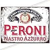 Metal Signs - Peroni Logo. Man Cave Tin Metal Sign Hanging Wall Plaque ...