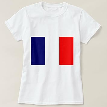 Amazon.com : WHGJ French Flag T-Shirt France National Flag with ...
