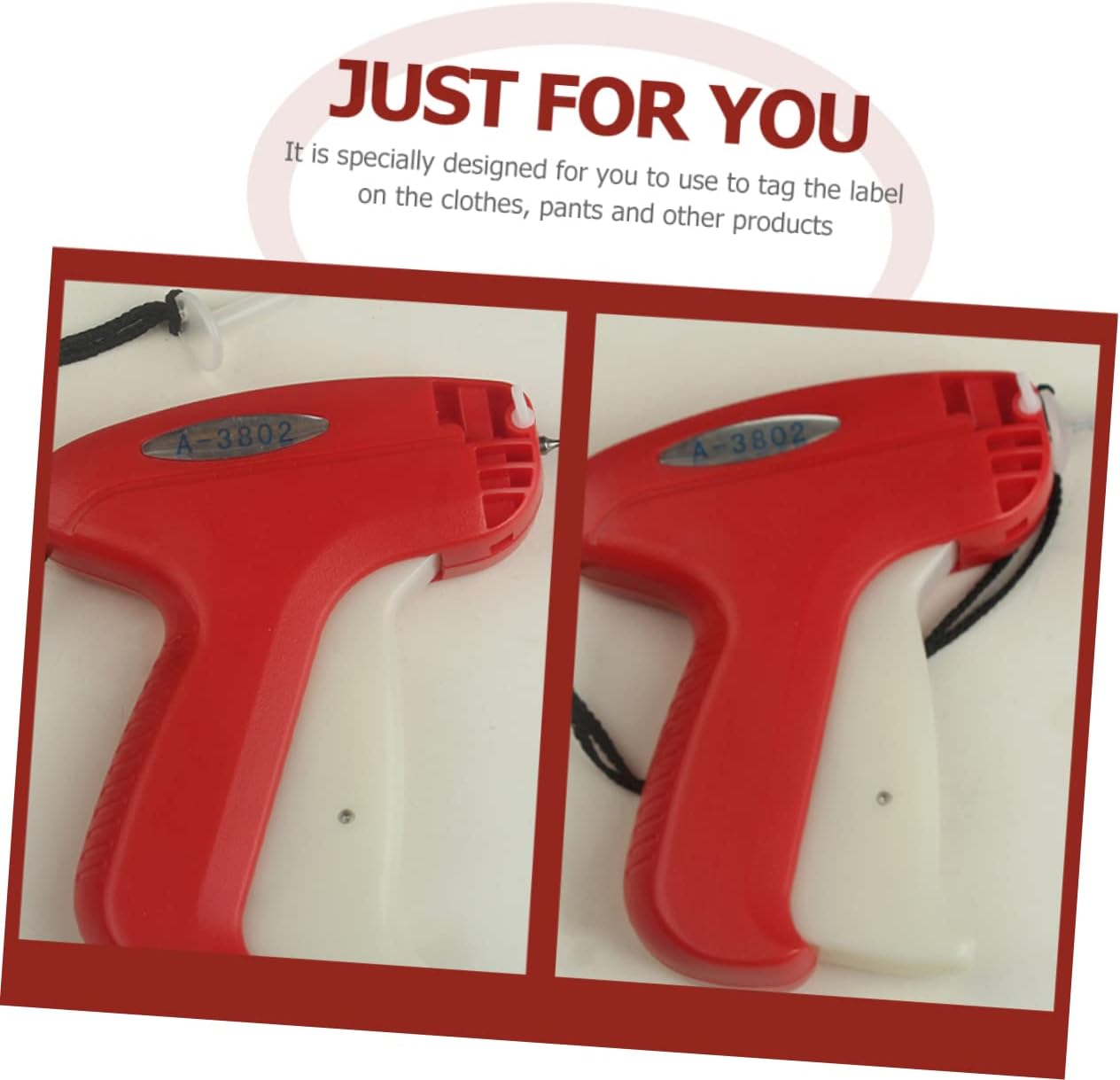 VILLCASE Tag Gun Labeler Label Tagging Tool tag attaching Tool Tagger ...