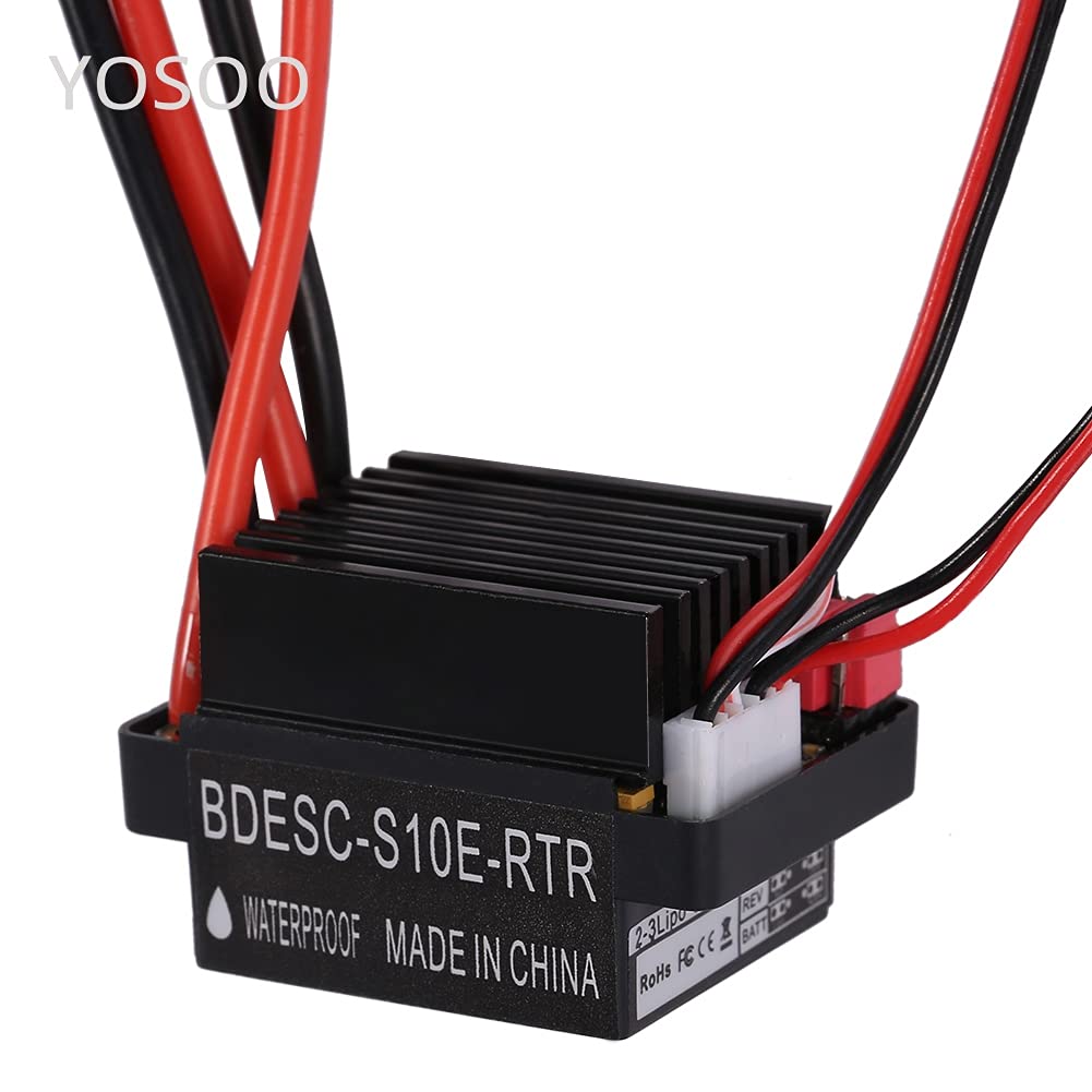 Amazon.com: ESC Brushed 320A,Waterproof Professional Electronic Speed ...