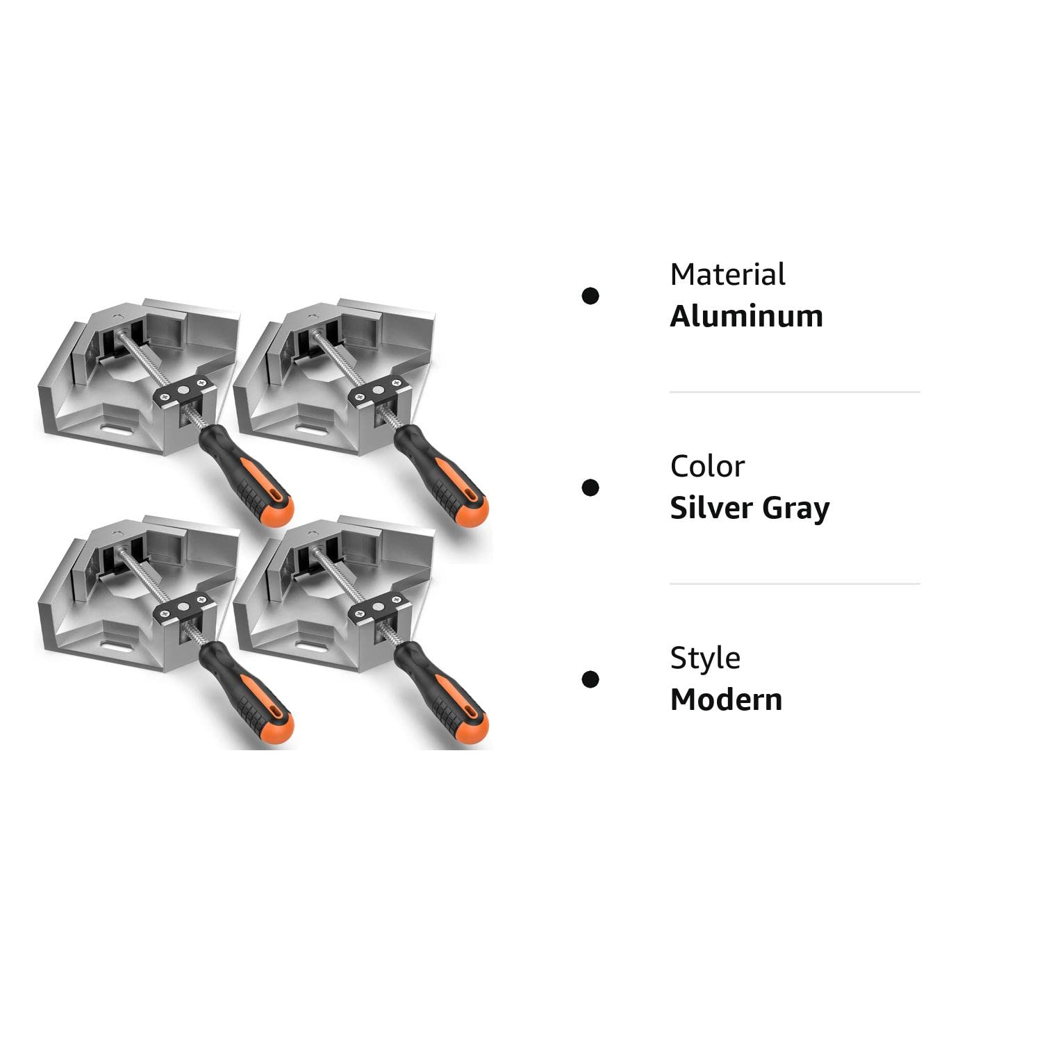 Right Angle Clamp, Housolution [4 PACK] Single Handle 90° Aluminum ...