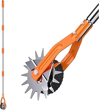 Amazon.com : Wheel Rotary Edger Lawn Tool, Sidewalk 66.7Inch Manual ...