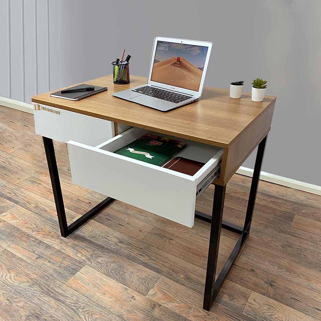 INVISIBLE BED - Minimalistic Work Table with Storage (3x2 ft): Study ...