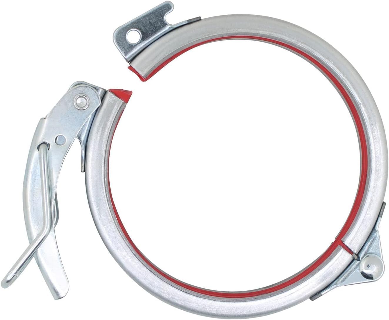 Amazon.com: Hose Clips,Pipe Clamps,Barrel Clamp Ring SS/Galvanized 80 ...