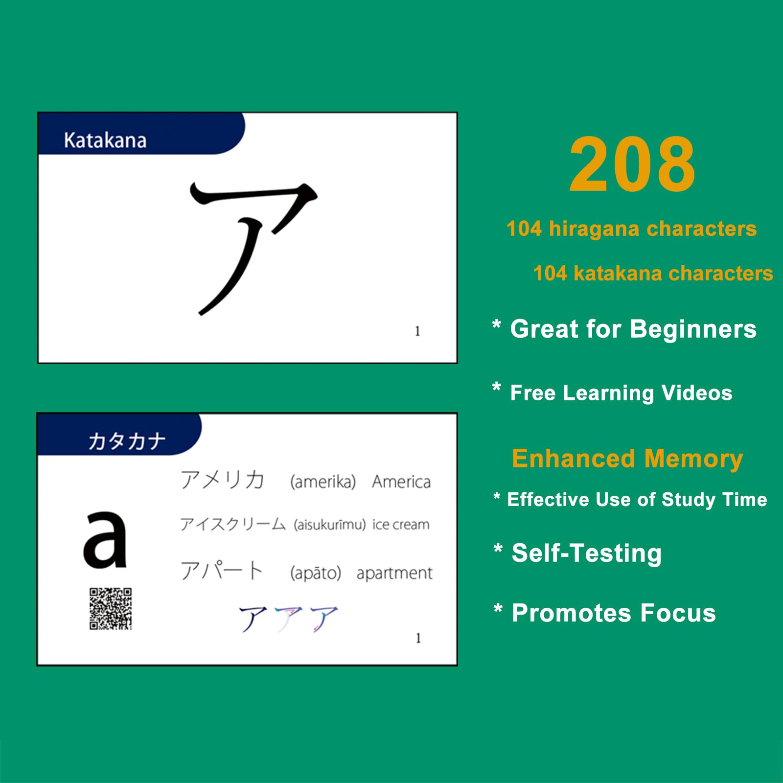 Hiya Toys Japanese Alphabet | Know-It-All Japanese Syllabary - Katakana ...