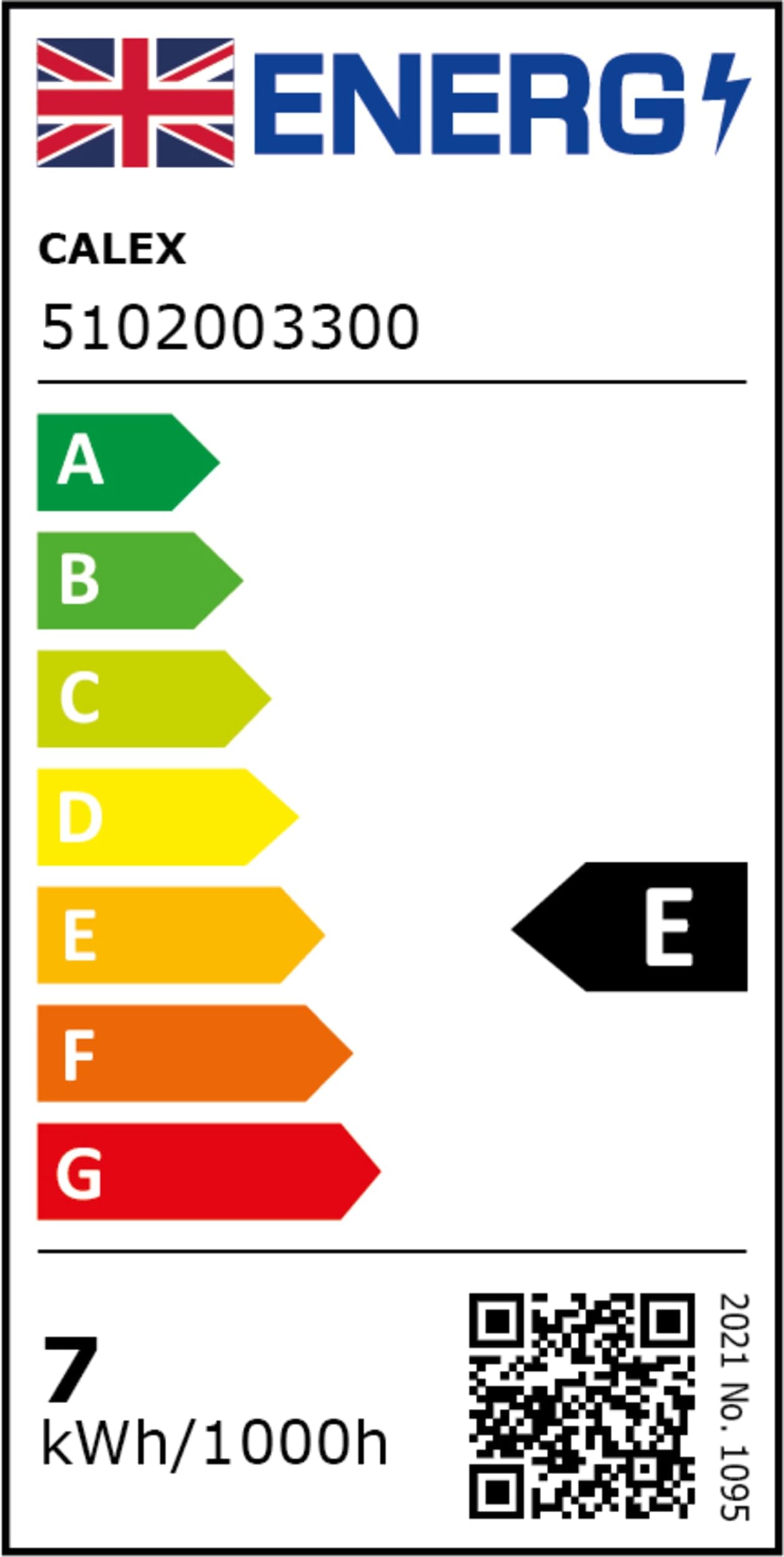 CALEX - Smart Filament Bulb E27, WiFi LED G95 Bulb, Warm White Light ...