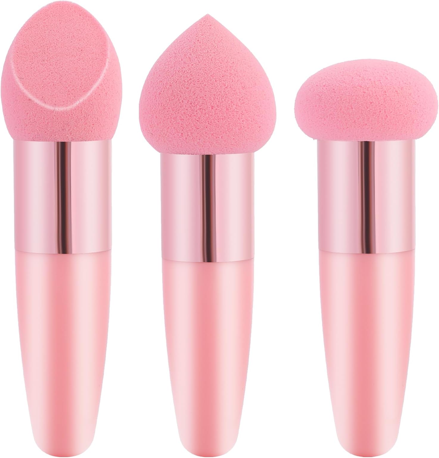 Amazon.com : 3 Pcs Makeup Foundation Sponge Pink Beauty Blender Sponge ...