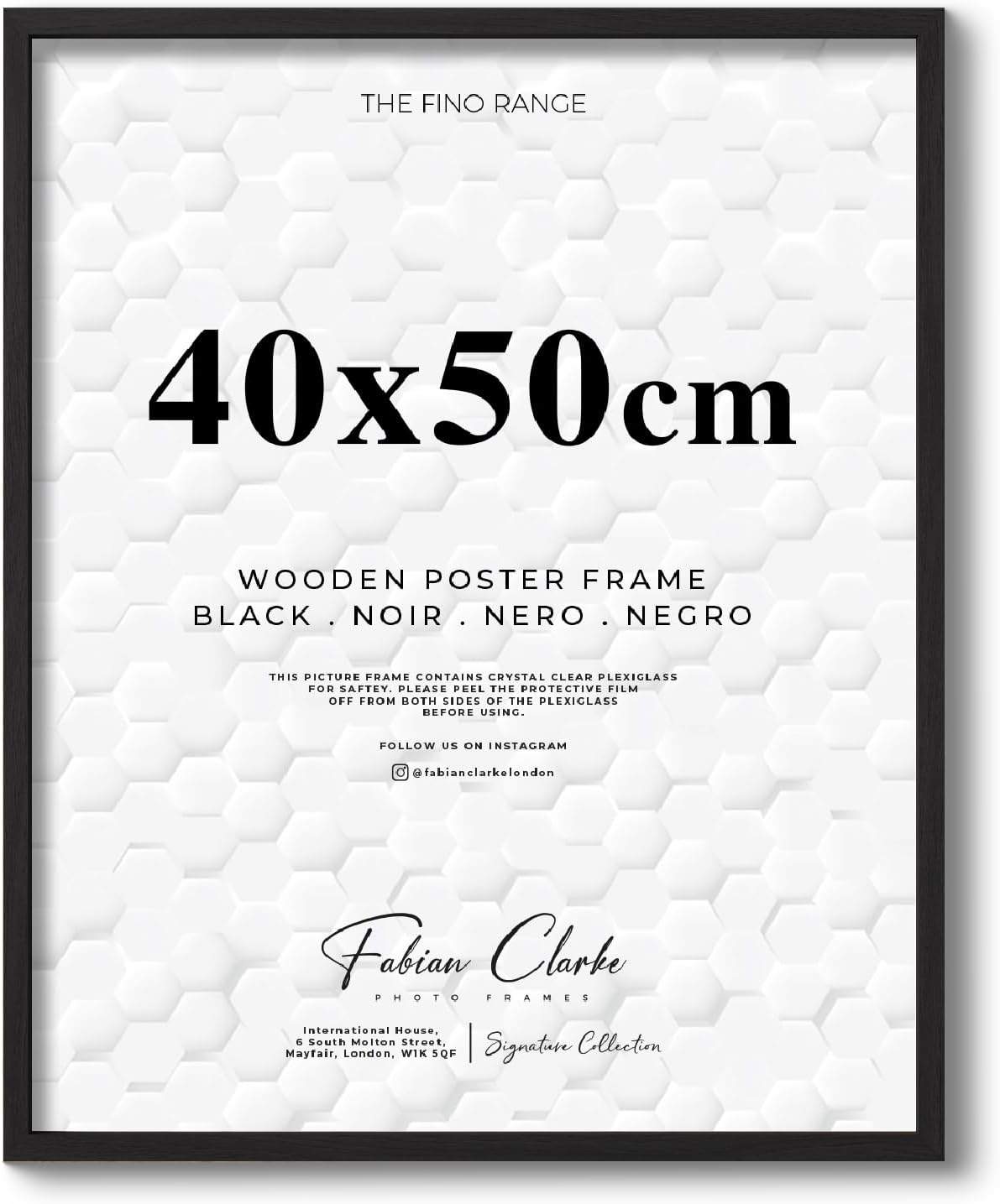 40cm x 50cm Frame - Photo Frames - Large Picture Frames - Poster Frames ...