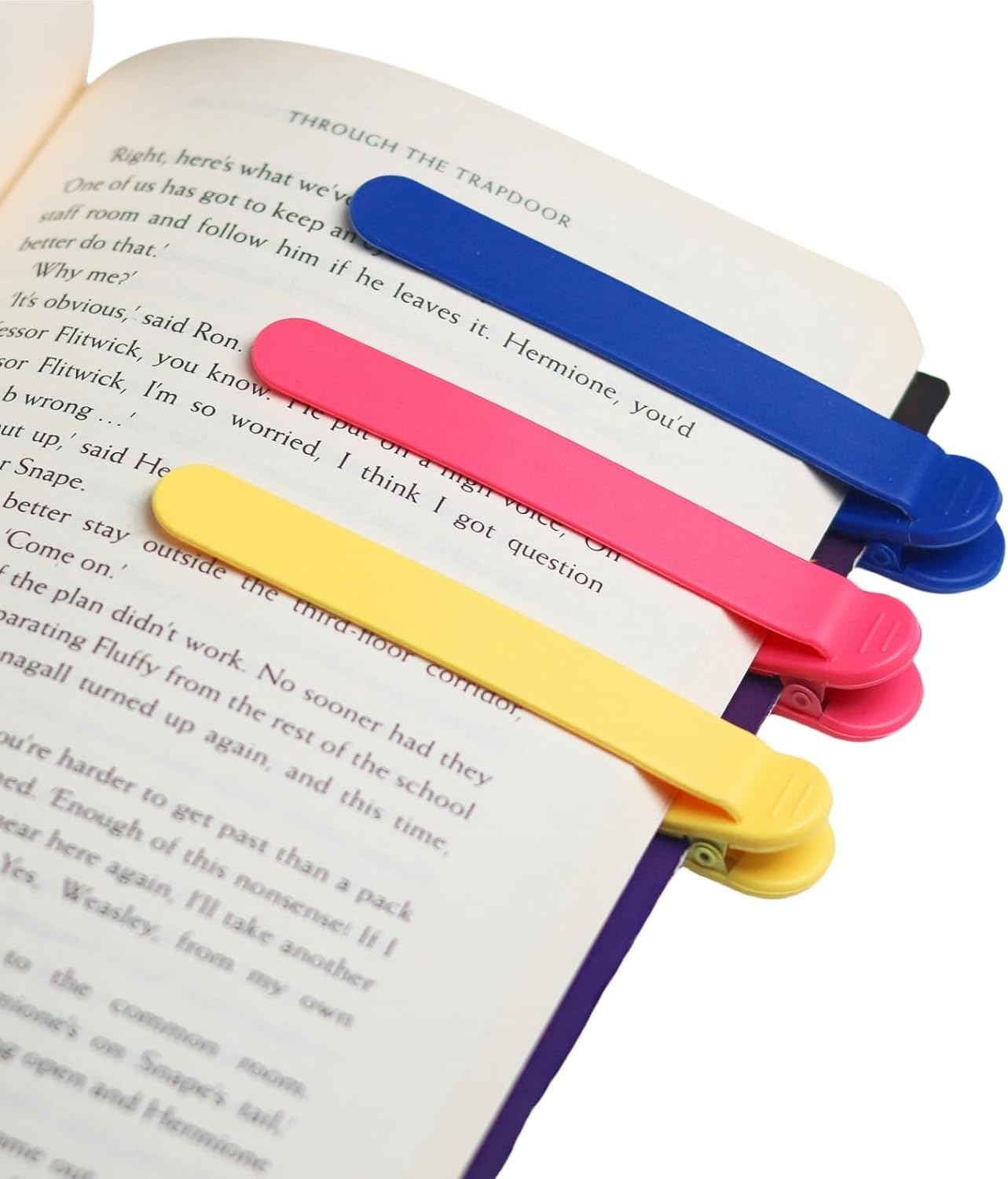 Amazon.com: 3pcs Silicone Automatic Bookmarks, Book Lovers Gifts for ...