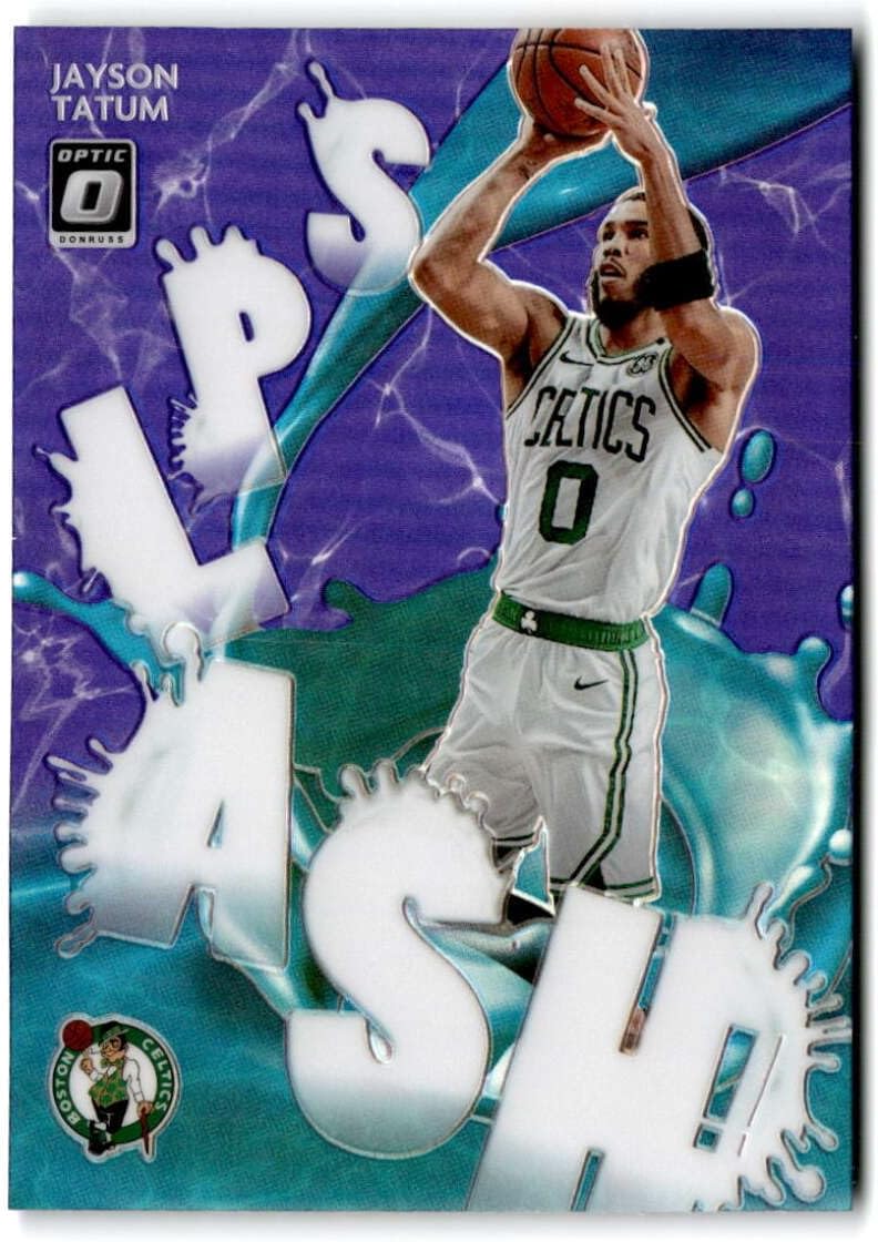 Amazon.com: 2020-21 Donruss Optic Splash Purple #14 JAYSON TATUM Boston ...