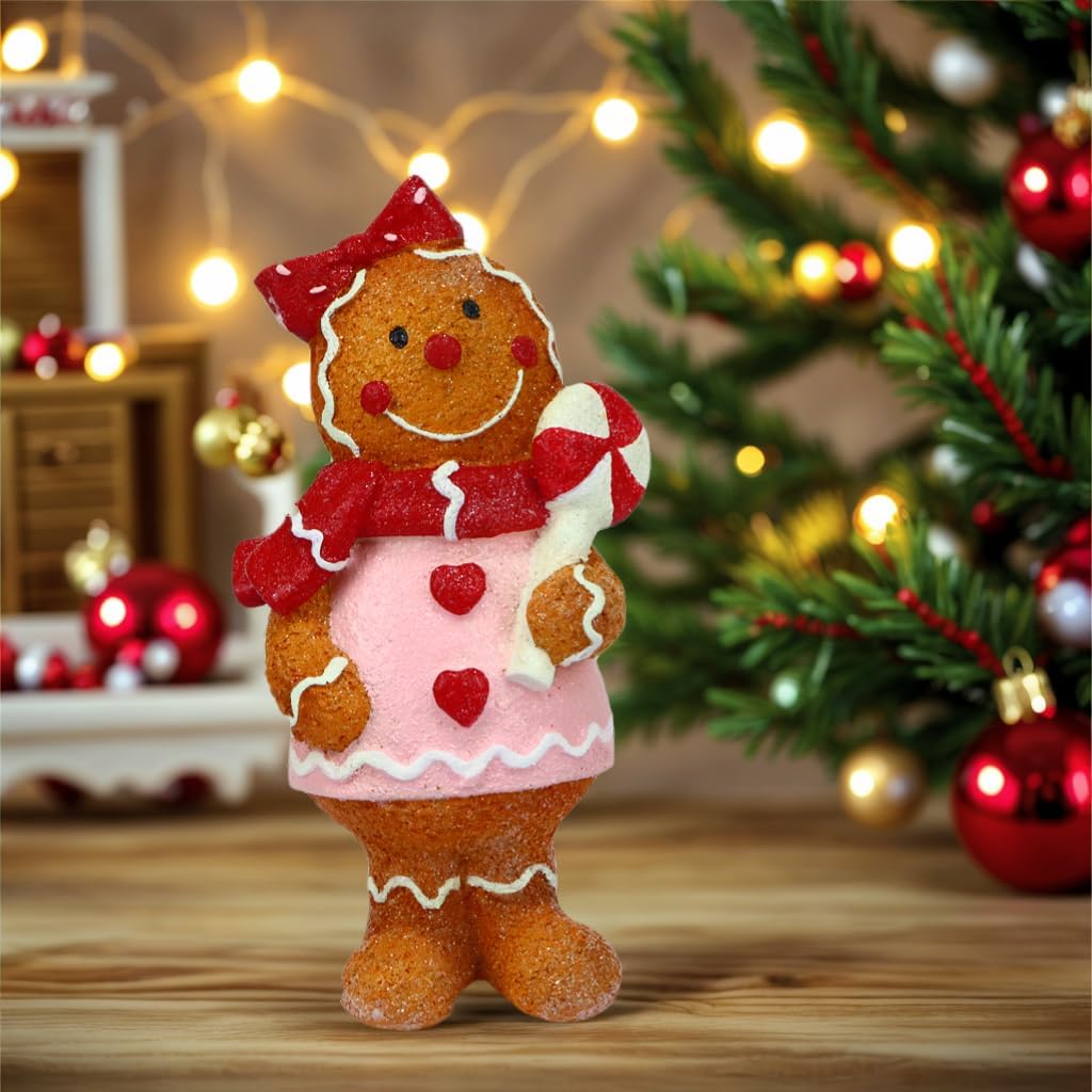 Amazon.com: FLJZCZM Gingerbread Man Christmas Decorations Cute ...