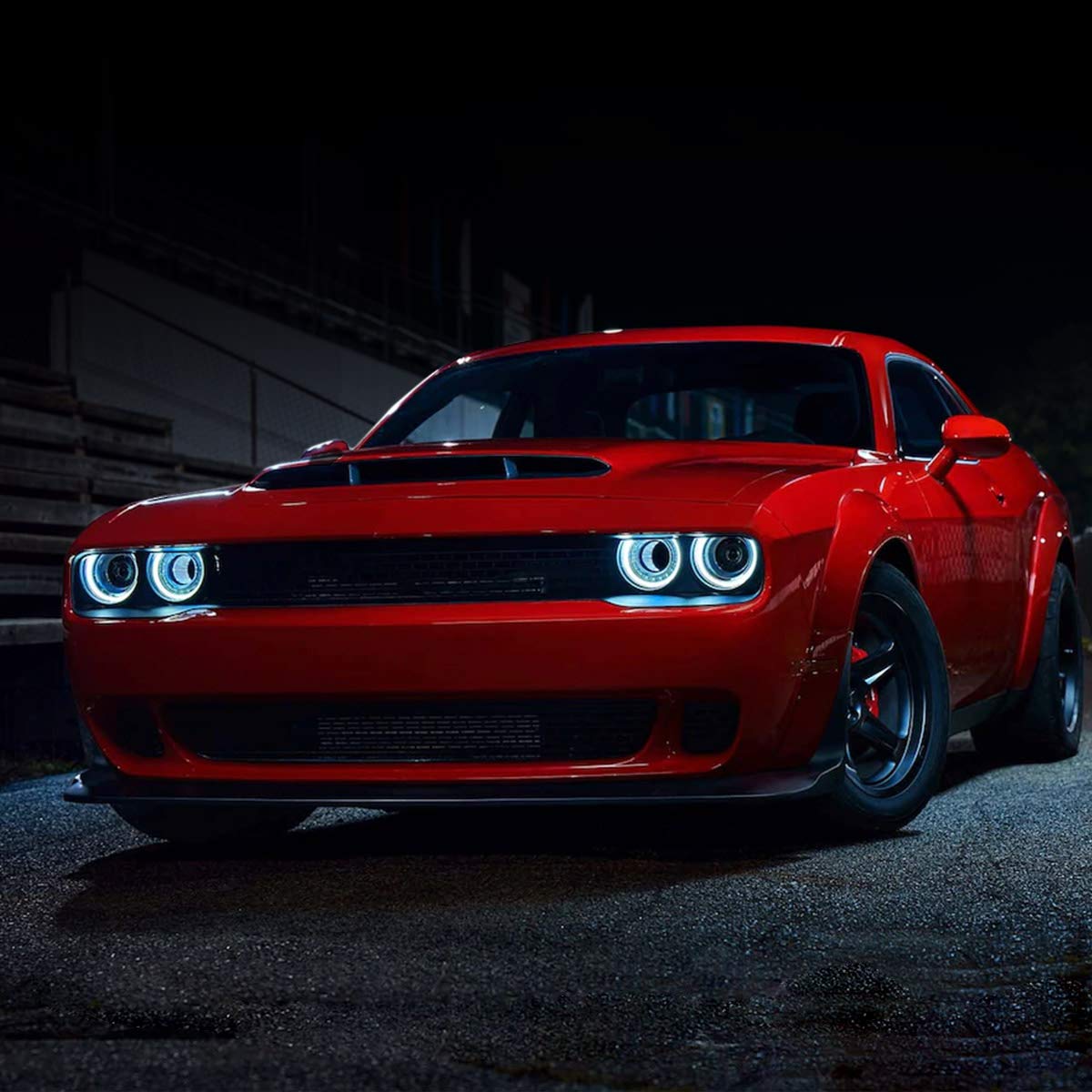 YUANZHENG LED Projector Headlights Assembly for [Dodge Challenger SRT ...