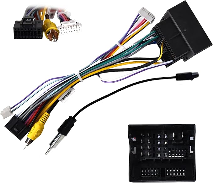 Hikity 52 Pin ISO Adapterkabel Autoradio für VW/Golf 5 6/Skoda/Passat ...