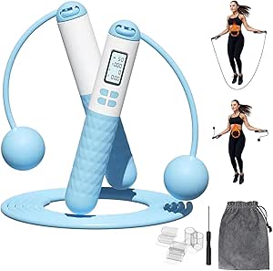 Cordless Skipping Ropes,Ropeless Skipping Rope with Counter,Smart ...