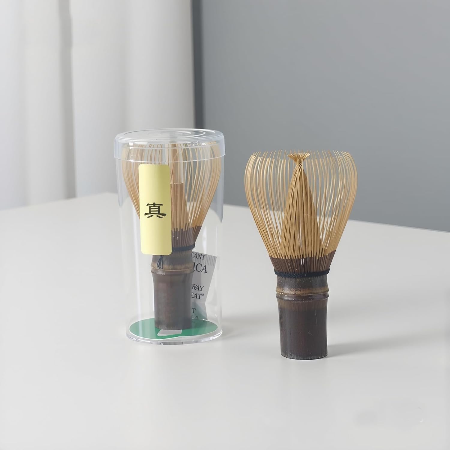 Amazon.com: Traditional Black Bamboo Matcha Tea Whisk, Handcrafted Shin ...