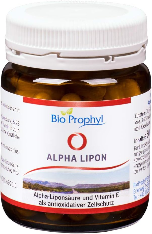 BioProphyl® Alpha Lipon - 300 mg rein natürliche - (R)-Alpha Liponsäure ...