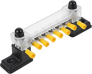 Amazon.com: Holibanna Wide Compatibility Car Terminal Strip 6-Way Power ...