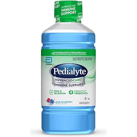 Amazon.com: Pedialyte AdvancedCare Electrolyte Solution, 1 Liter, 8 ...