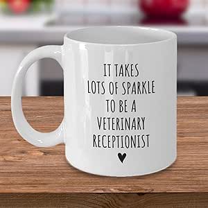 Amazon.com: Veterinary receptionist mug vet receptionist coffee cup ...