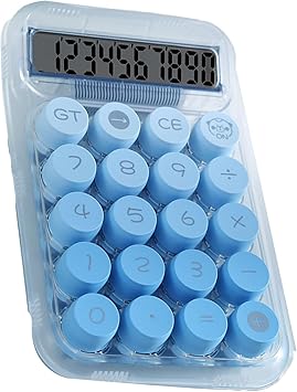 Sorandy Basic Clear Digital Display Calculator for Students, Portable ...