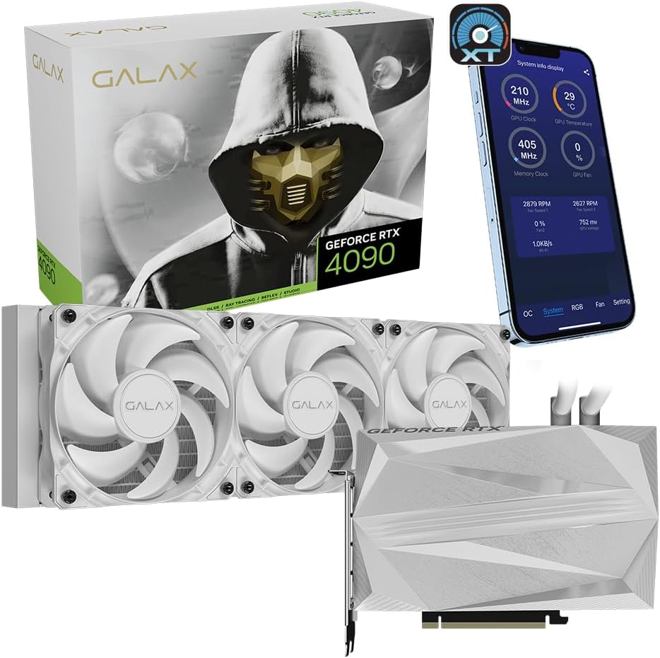 Amazon.com: GALAX GeForce RTX™ 4090 Hydro White, Xtreme Tuner App ...