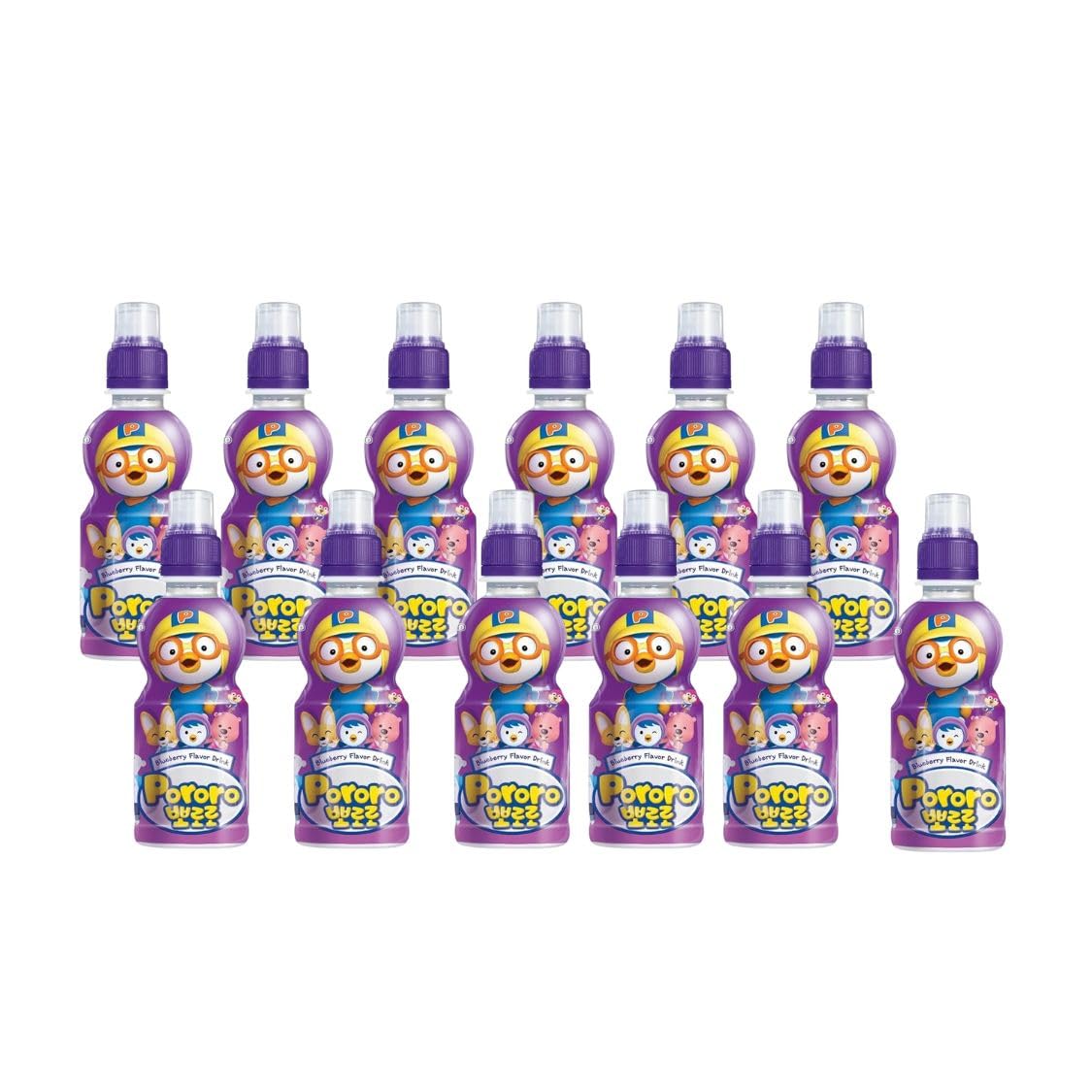 Paldo Pororo Penguin Blueberry Flavour Juice Drink 235ml (Pack of 12 ...