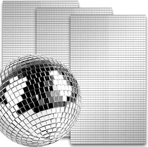 LznYi 5200pcs Self-Adhesive Mirror Tiles, Mini Square Mirrors Mosaic ...