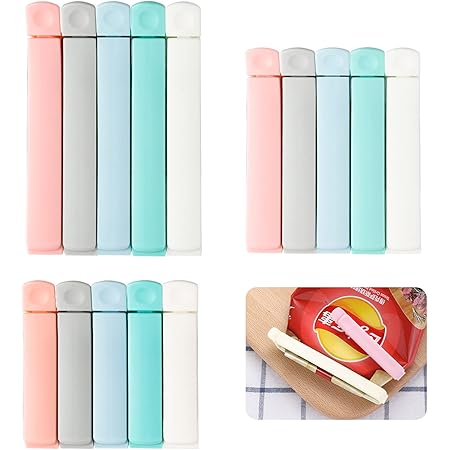 Pack of 12 Food Clips Plastic - Inspire Your Kitchen Organization with ...