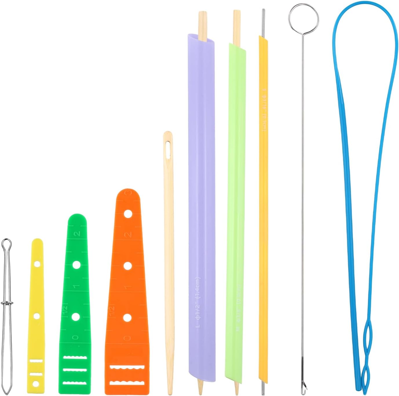 Amazon.com: Fasturn Fabric Tube Turners for Turning Belts Tubes Straps ...