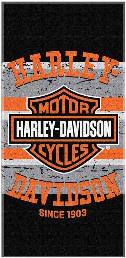 Amazon.com: Harley-Davidson Pavement Bar & Shield Beach Towel, 30 x 60 ...